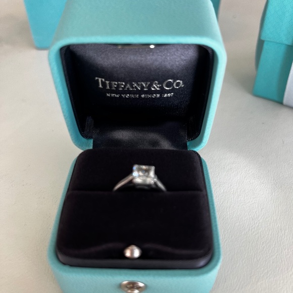Tiffany & Co. | Jewelry | Tiffanys Princess Square Cut Tiffany True ...